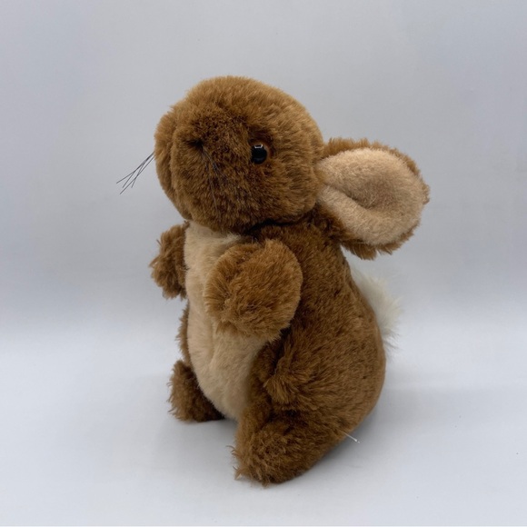 Eden | Toys | Eden Brown Bunny Rabbit Plush Vintage Beige Belly Standing Stuffed Animal 7 Inch ...